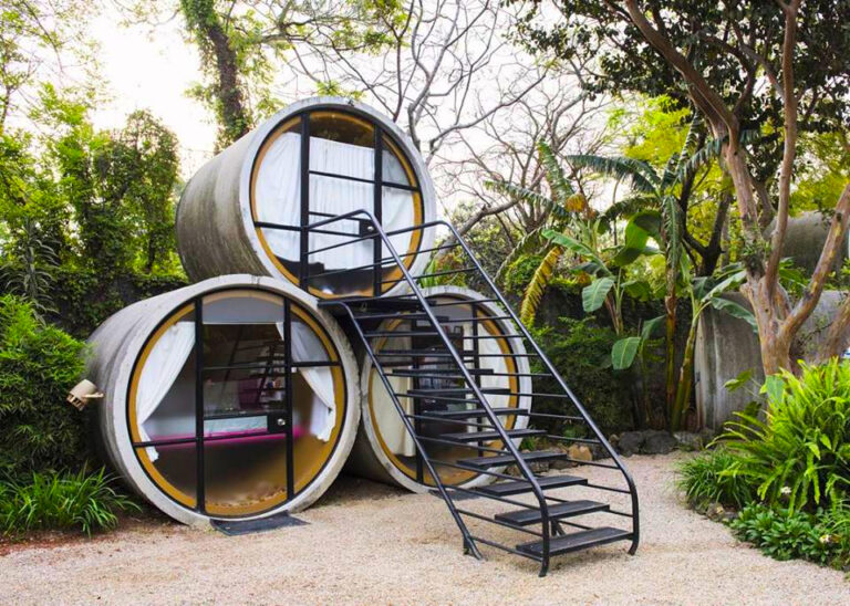 Five upcycled hotels in planes, silos and shipping containers