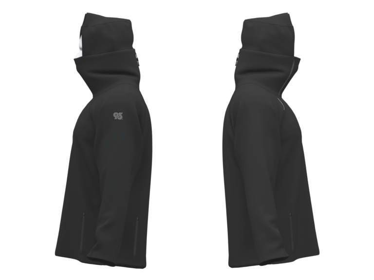 G95 Biohoodie has built-in mask to protect against pollution and viruses