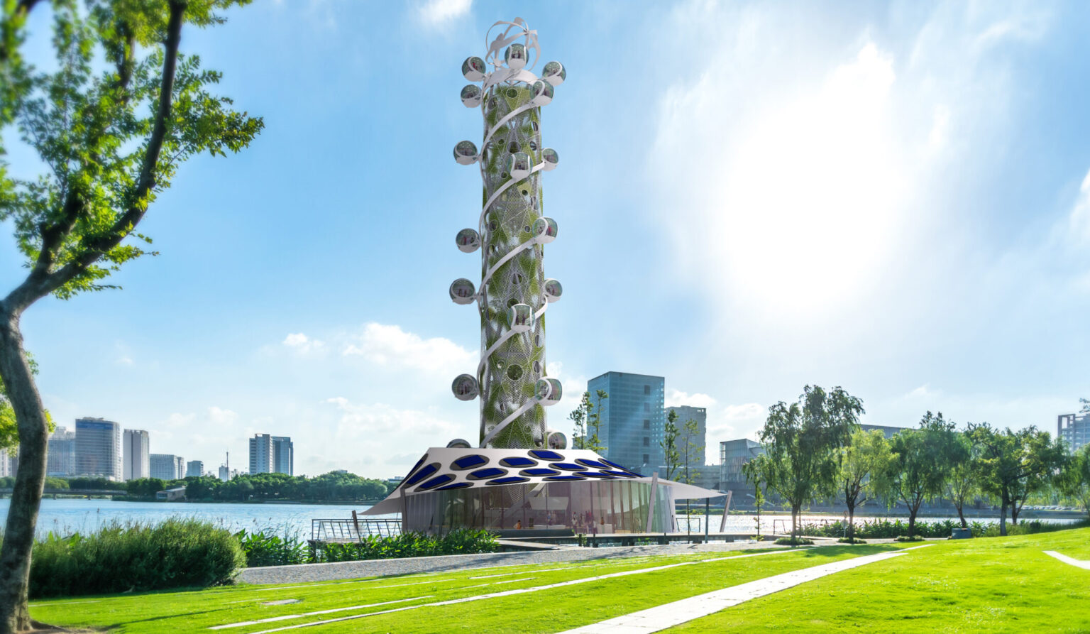 Spiral Tower: the world's most eco-friendly high-rise attraction