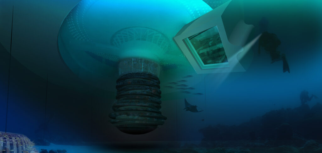 SEA STEM is an autonomous mobile habitat for living on the ocean