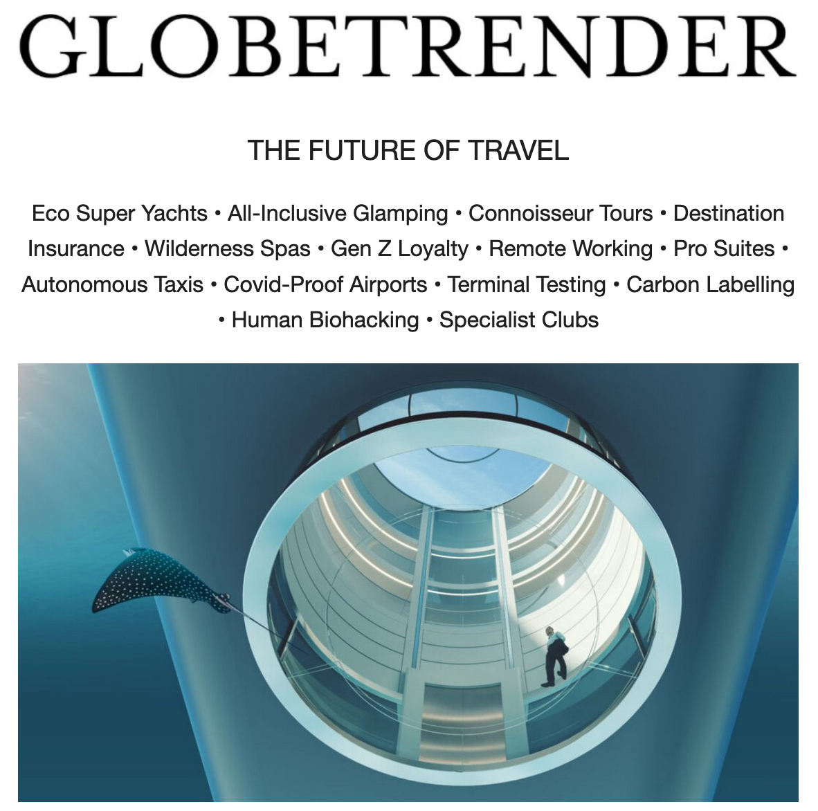 Globetrender newsletter ⋆ Globetrender