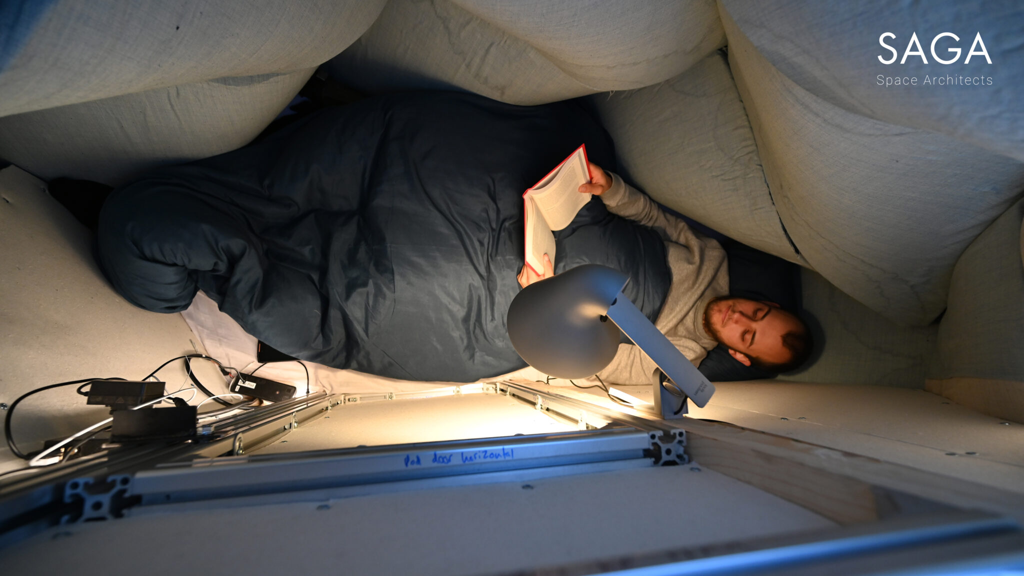 Lunark: SAGA designs 'hygge' space shelter for stays on the moon