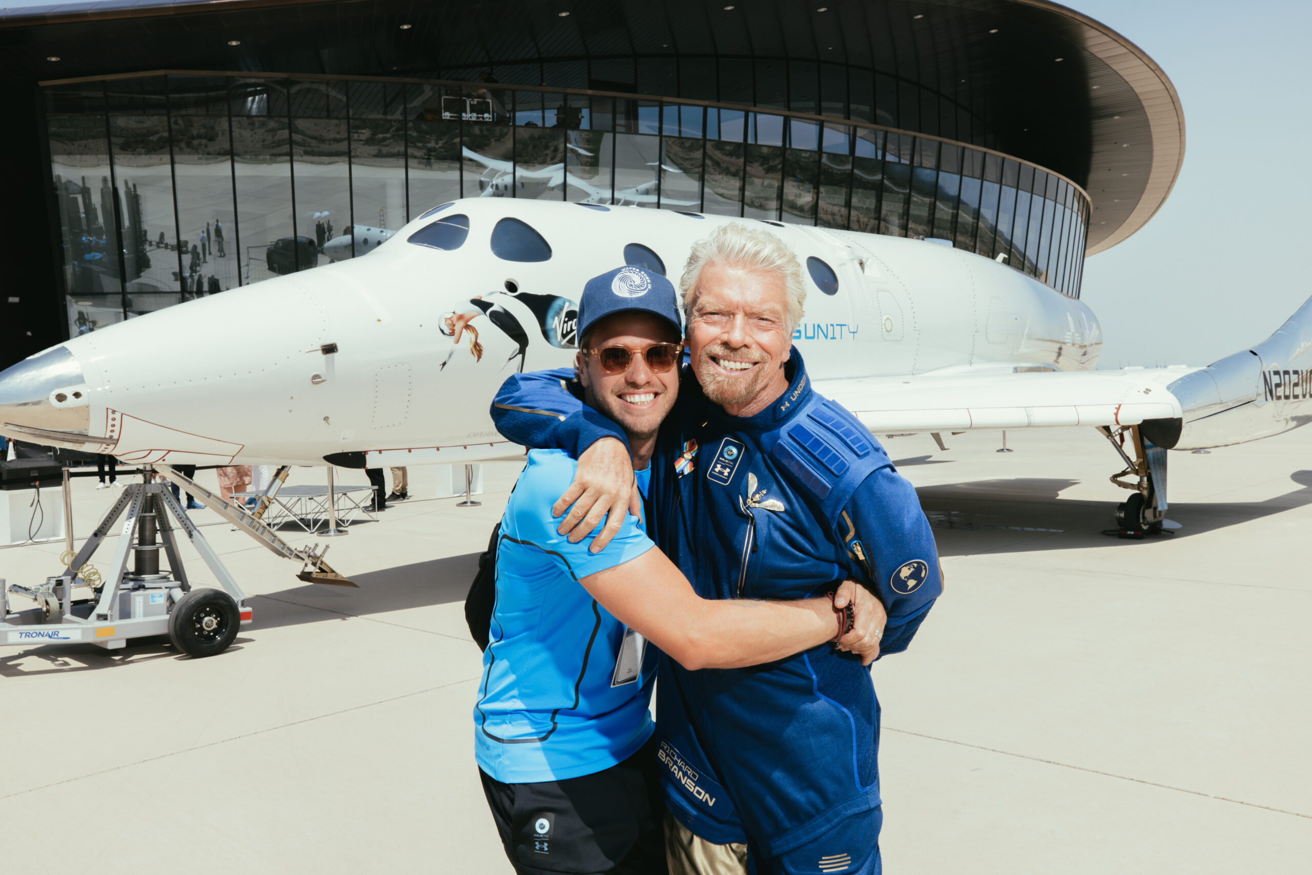 Sam and Richard Branson, Virgin Galactic - Globetrender