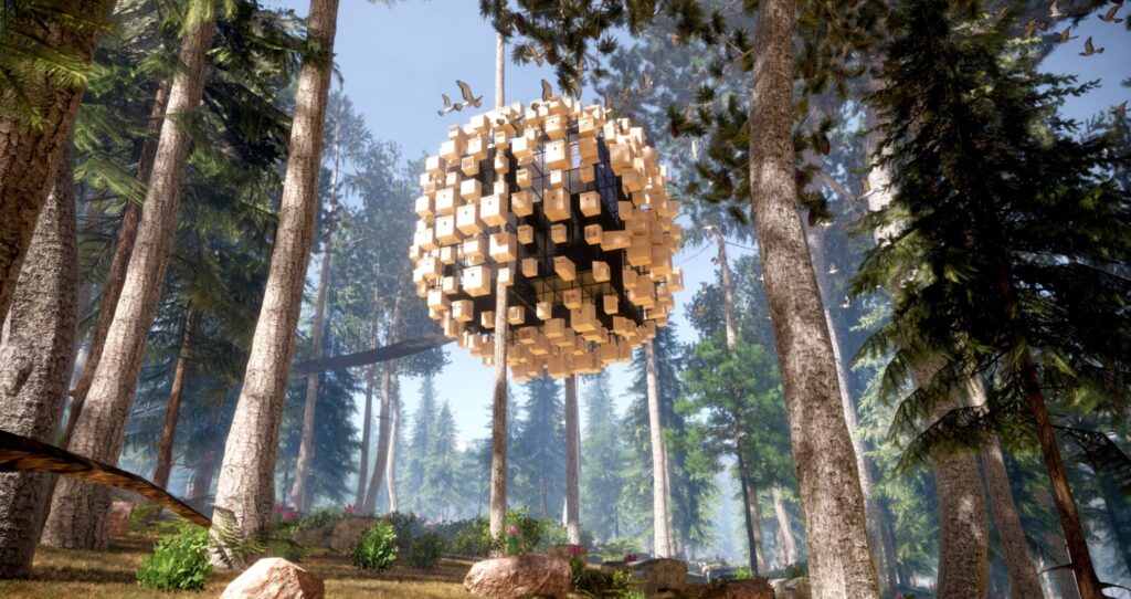 Sweden's Treehouse hotel unveils Biosphere for humans and birds