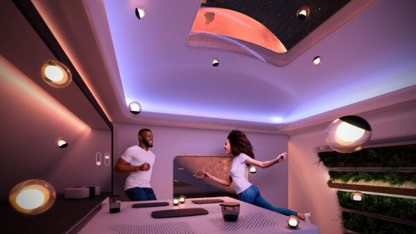 Teague explores zero-gravity living concepts for space