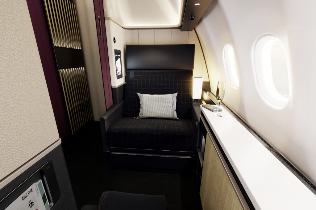 SWISS reveals wellness-focused first class cabin