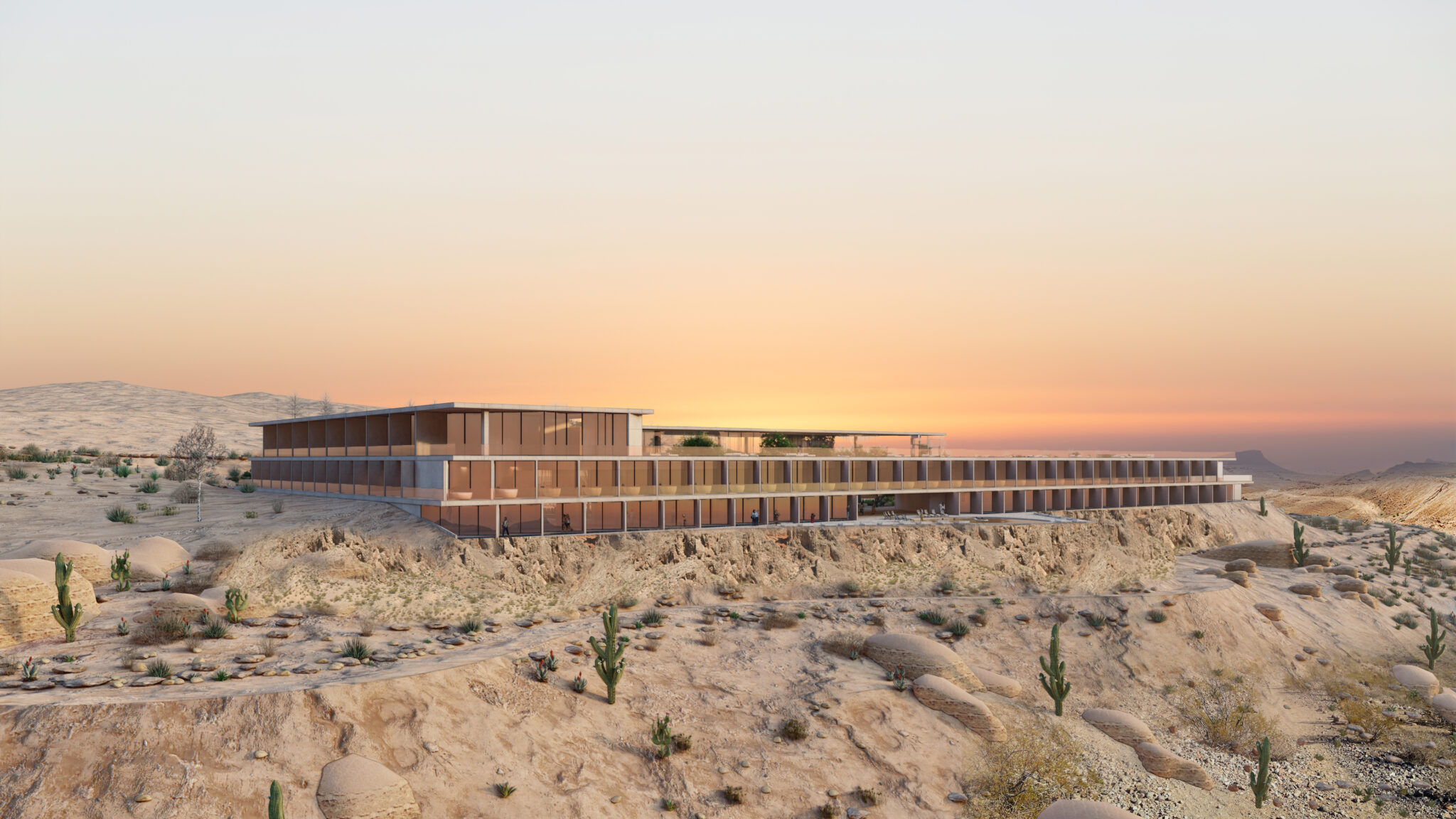 Futuristic hotel to emerge in Israel’s Judean Desert