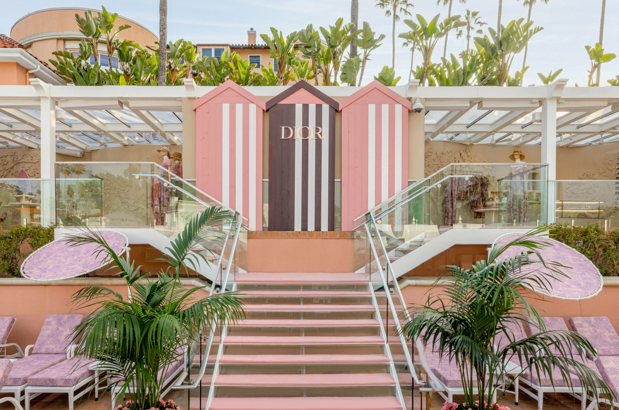 LA's Beverly Hills hotel launches Dior pool take-over