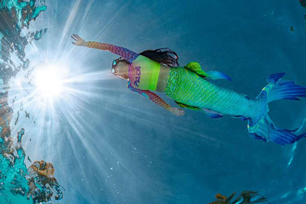 Take mermaid swimming lessons in the Maldives and Greece