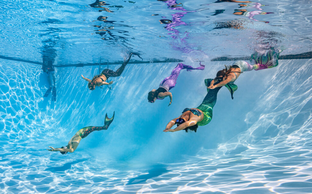 Take mermaid swimming lessons in the Maldives and Greece