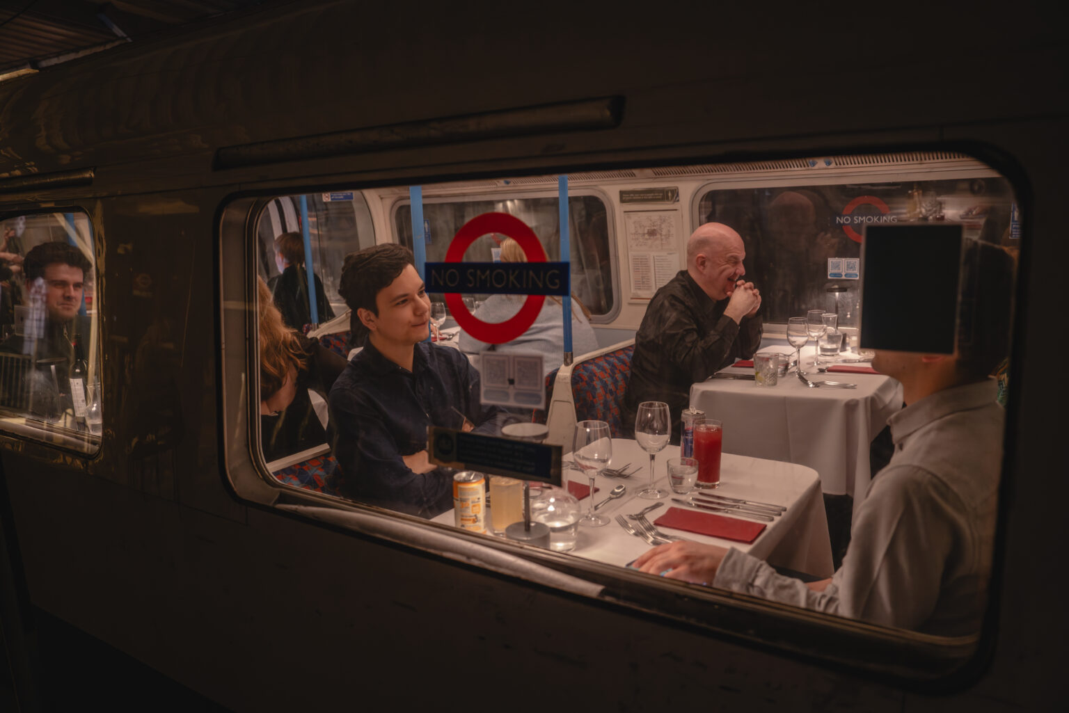 Supperclub.tube serves posh dinners on the Underground