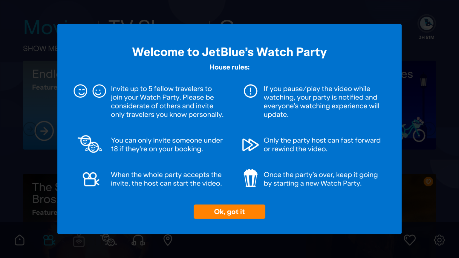 JetBlue introduces 'watch party' in-flight entertainment