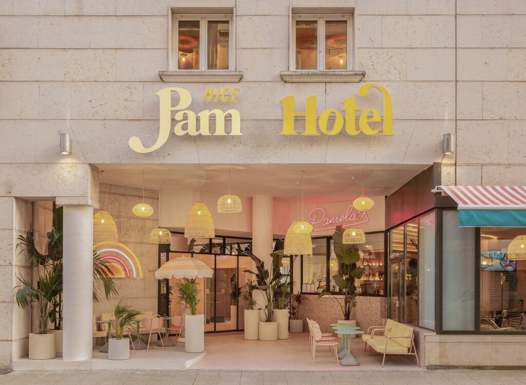Nice Pam Hôtel embodies California cool
