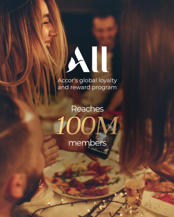 Accor’s ALL loyalty programme hits 100 million members