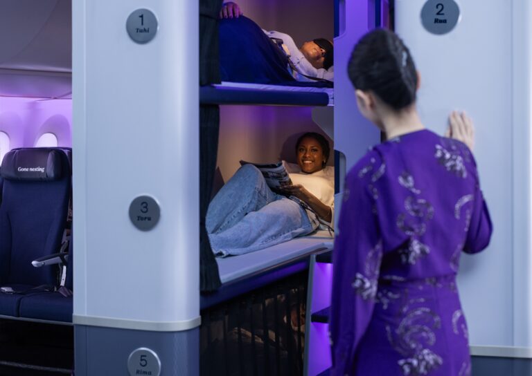Air New Zealand opens bookings for Skynest sleep pods